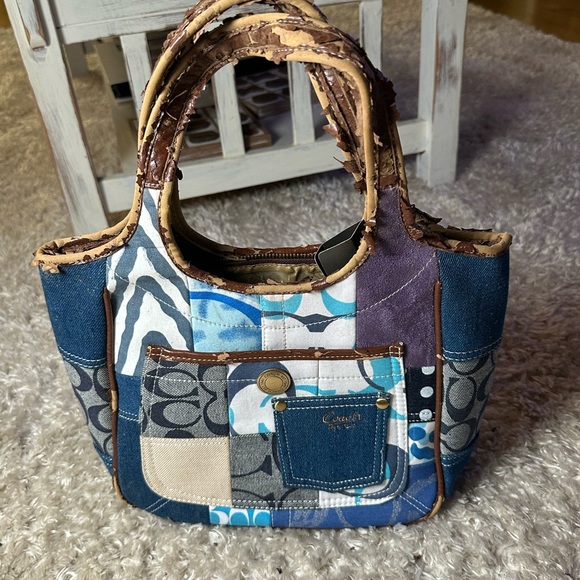 Coach | Bags | Vintage Coach Patchwork Purse Nwt Has Defects On Handle ...